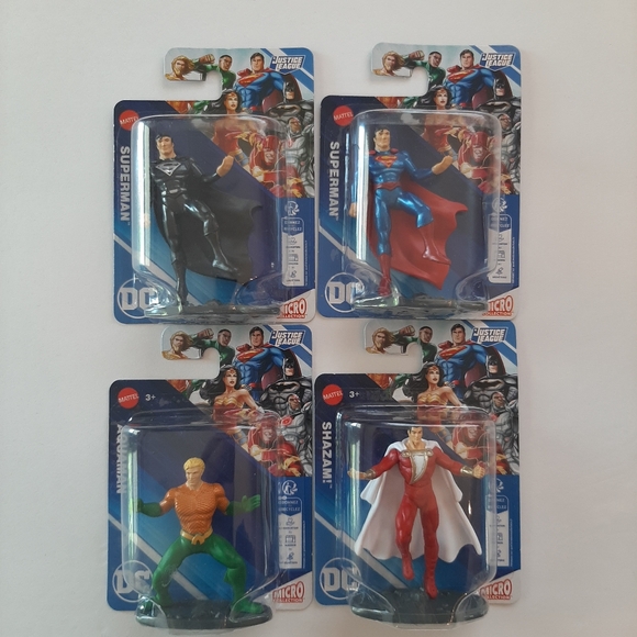 DC Comics | Toys | Dc Comics Figures Mattel Micro Collection Set Of 4 ...